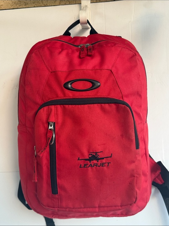 Oakley | Bags | Oakley Learjet Book Bag Backpack Red Bookbag | Poshmark
